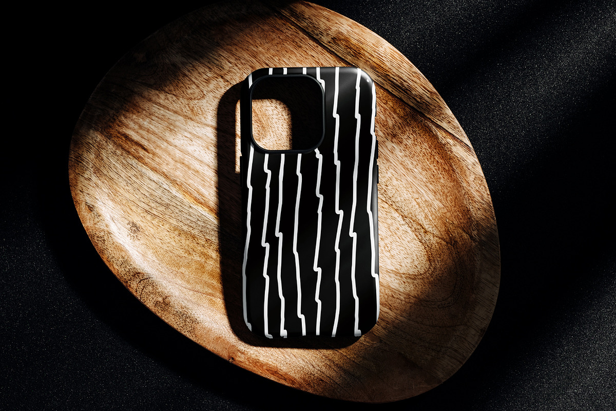 White Vertical Lines, a Pattern Graphic by MalyskaStudio