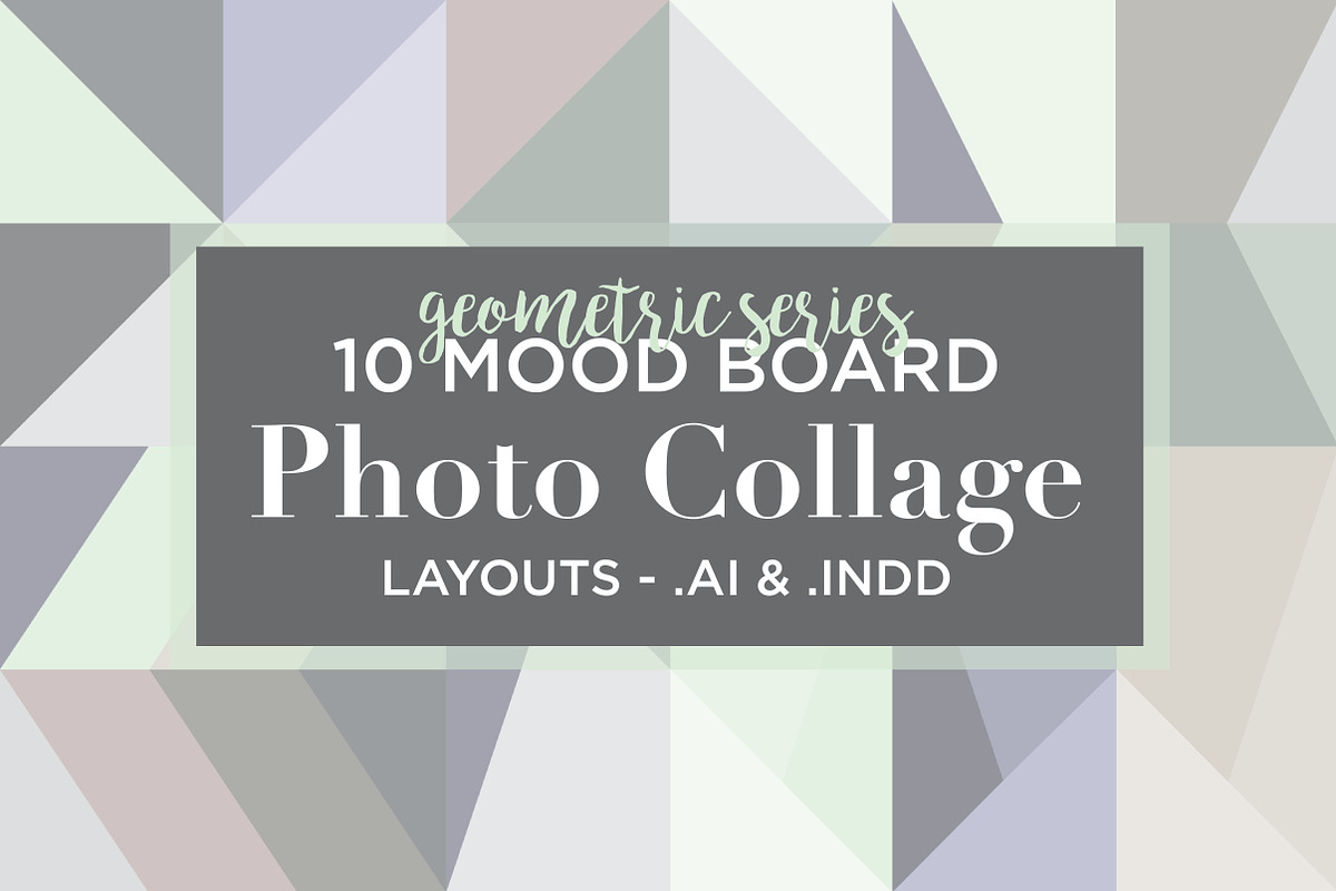 10 Mood Board Photo Collage Layouts, a Books & Magazine Mockup by ...