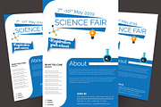 Science Fair Flyer, a Flyer Template by PenciGraphics