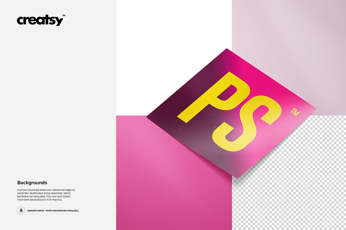 Sticker Generator Mockup Set, a Product Mockup by creatsy5