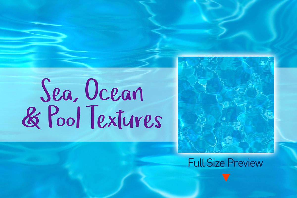 34 Seamless Sea,Ocean&Pool Textures, a Pattern Graphic by Creative Graphics