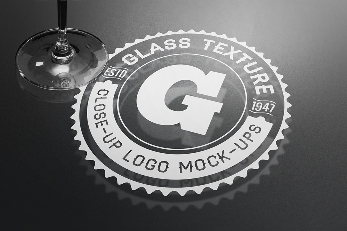 5 Close-Up Logo Mock-ups V.1, a Product Mockup by DesignSomething