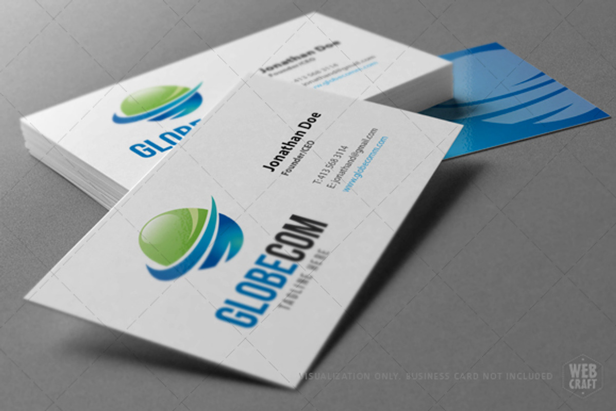 GlobeCom Logo Template, a Branding & Logo Template by WebCraft