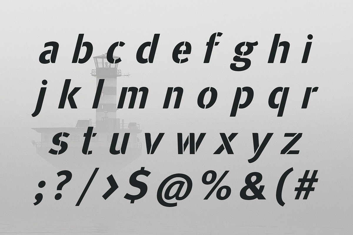 Frate Typeface, a Sans Serif Font by Dave Ansett