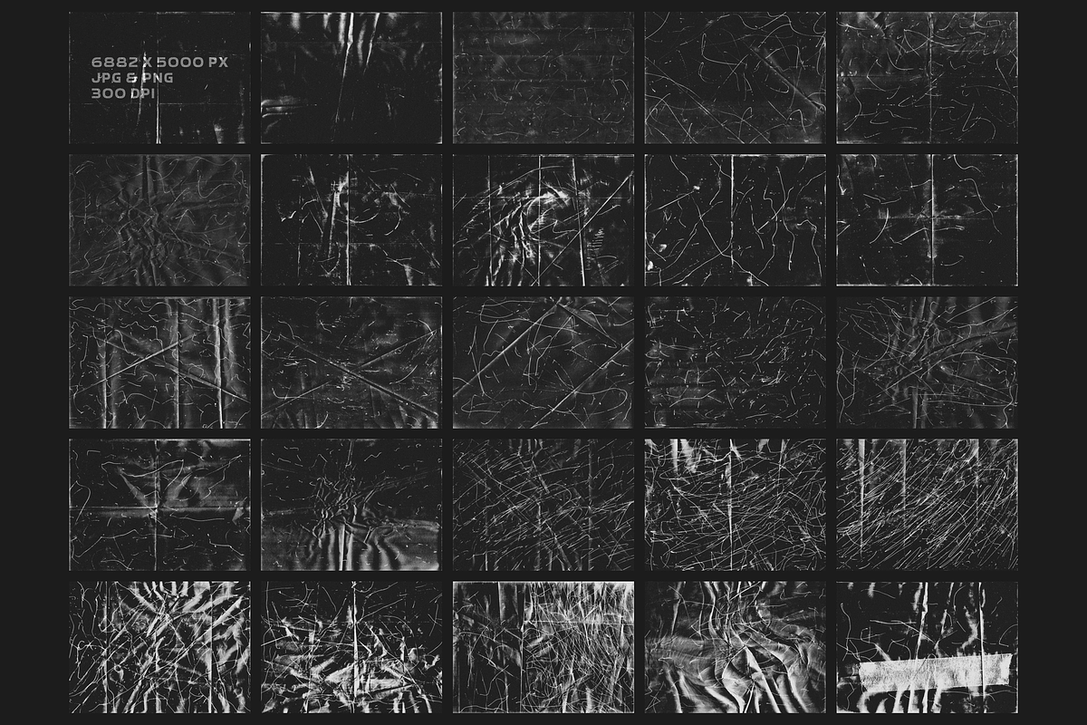 25 Scratches Texture Overlays