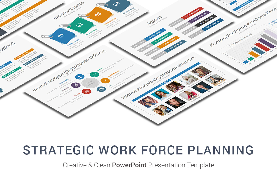 Strategic Work Force Planning Design, a Presentation Template by OceanArt