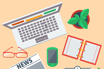 Workplace office and business, a Graphic by robuart