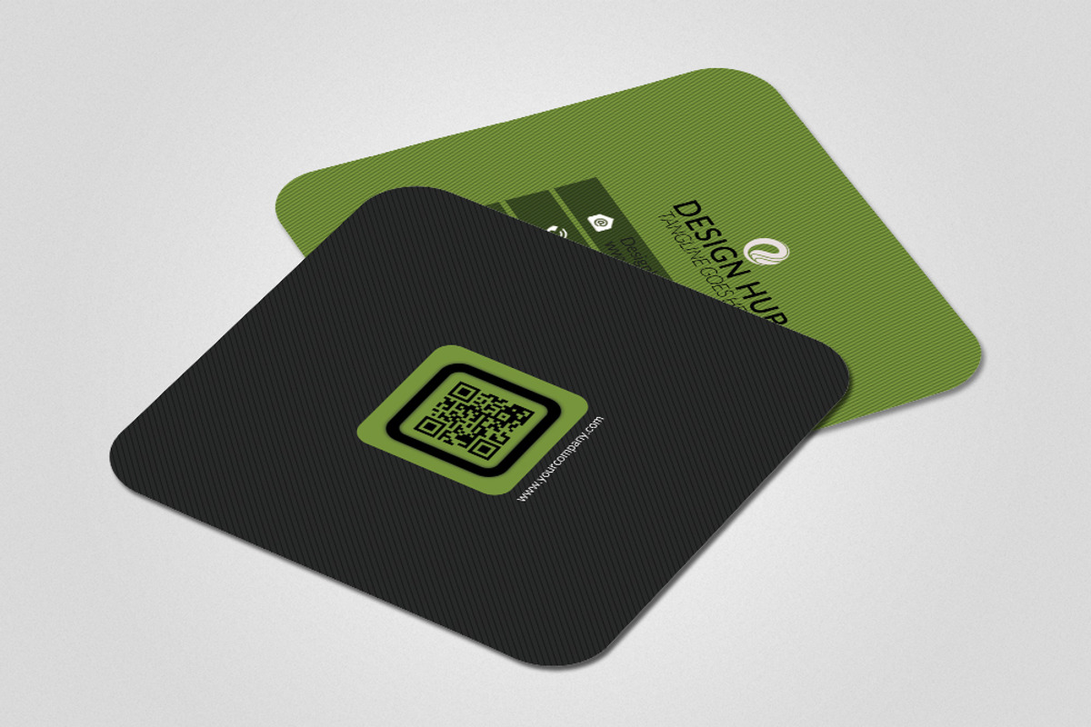 Small Social Card Template, a Business Card Template by Psd Templates