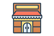 Shop store close icon, an Icon by Creative priyanka