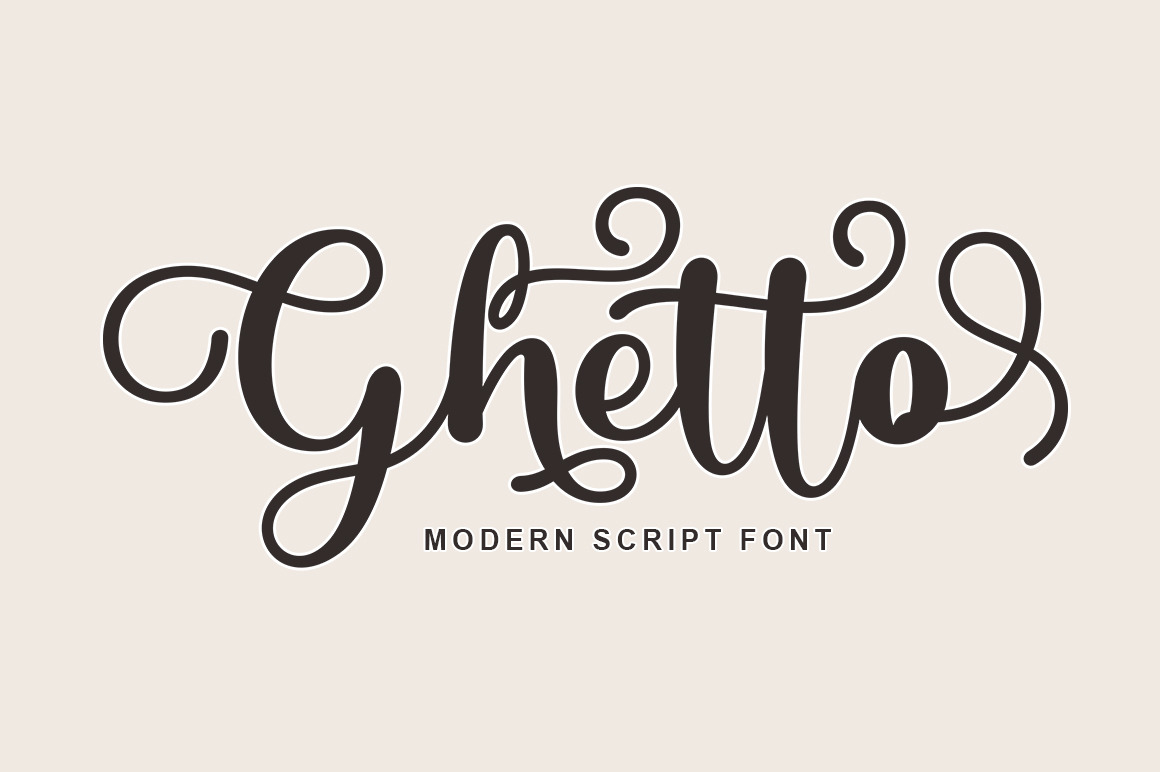 Ghetto Script | Family Font, a Script Font by Bosstype Studio