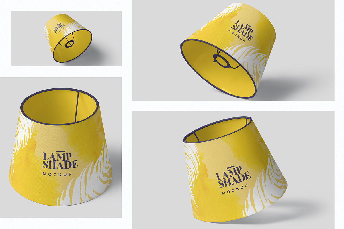 Lamp Shade Mockups, a Product Mockup by GfxFoundry