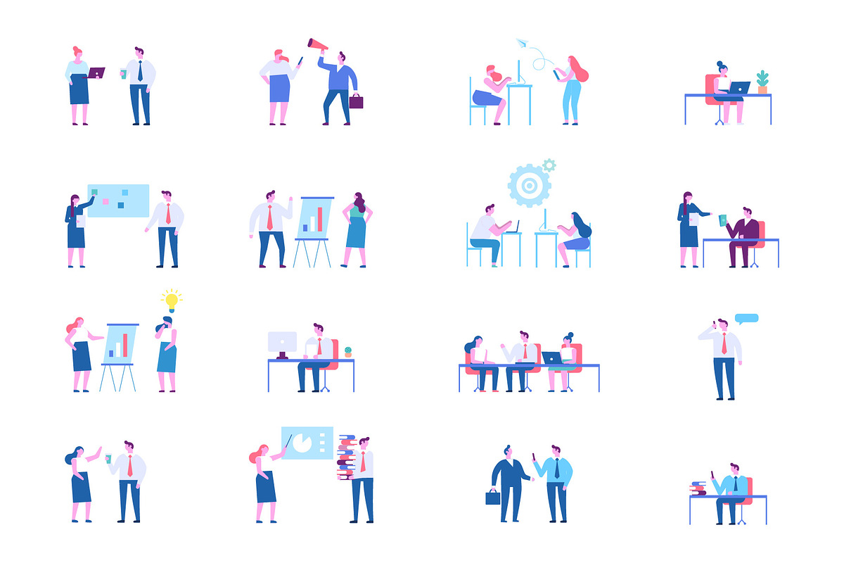 Different people big vector set, a Person Illustration by Vector_Art