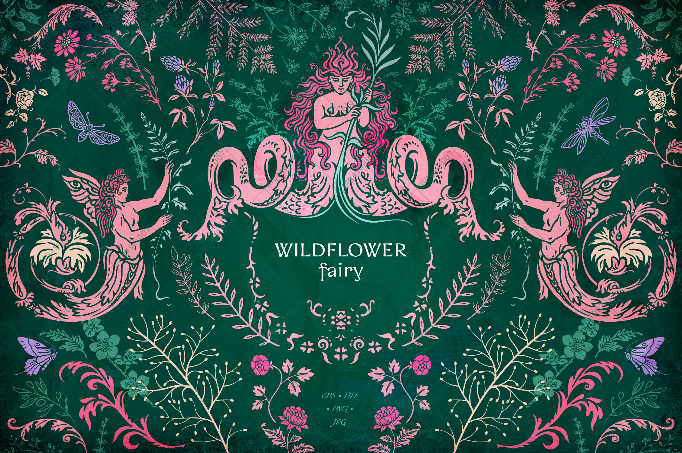 Wildflower fairy. Magic of Nature, a Decorative Illustration by OlgaSoi007