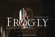 Frogly | Beautiful serif font, a Serif Font by Fontoriouse_Studio