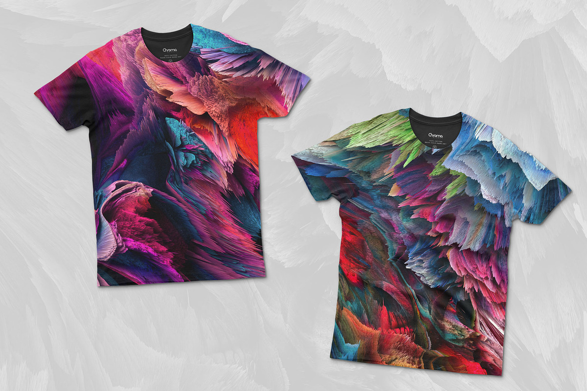 Emanate: Experimental 3D Shapes, a Texture Graphic by Chroma Supply