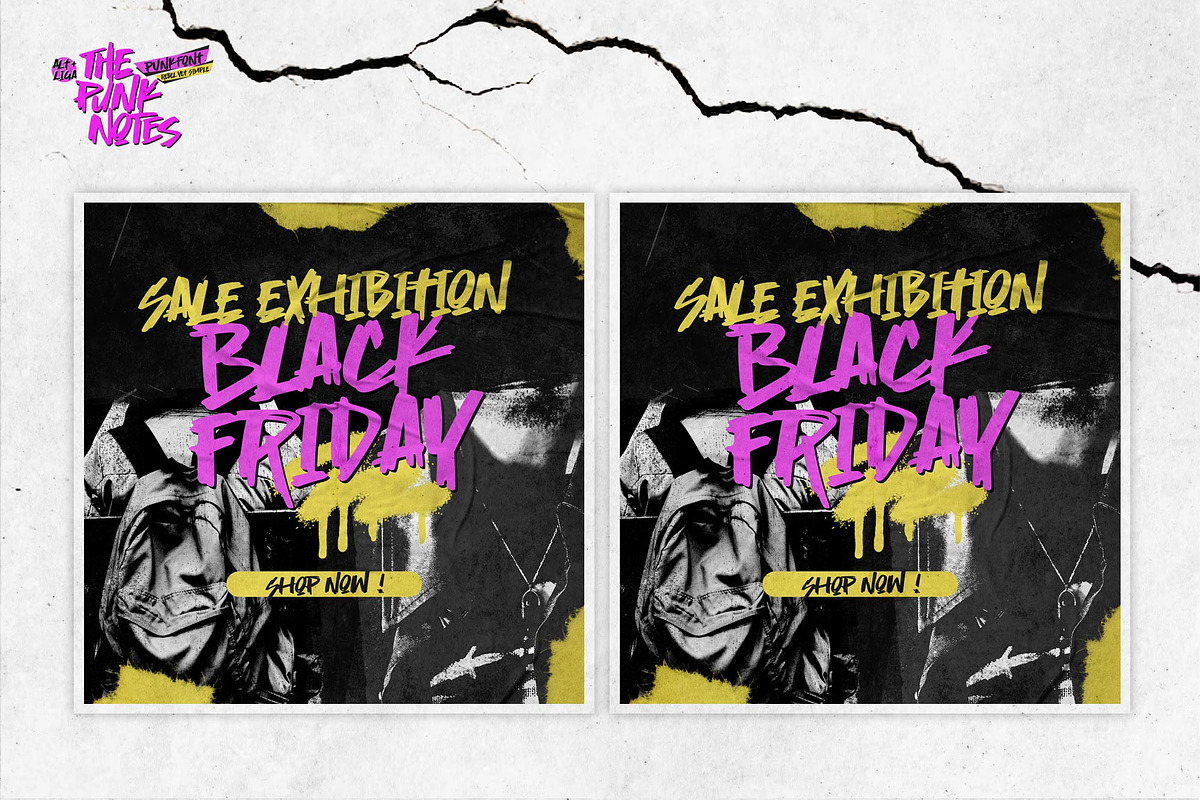 The Punk Notes – Punk Font Rebel Yet