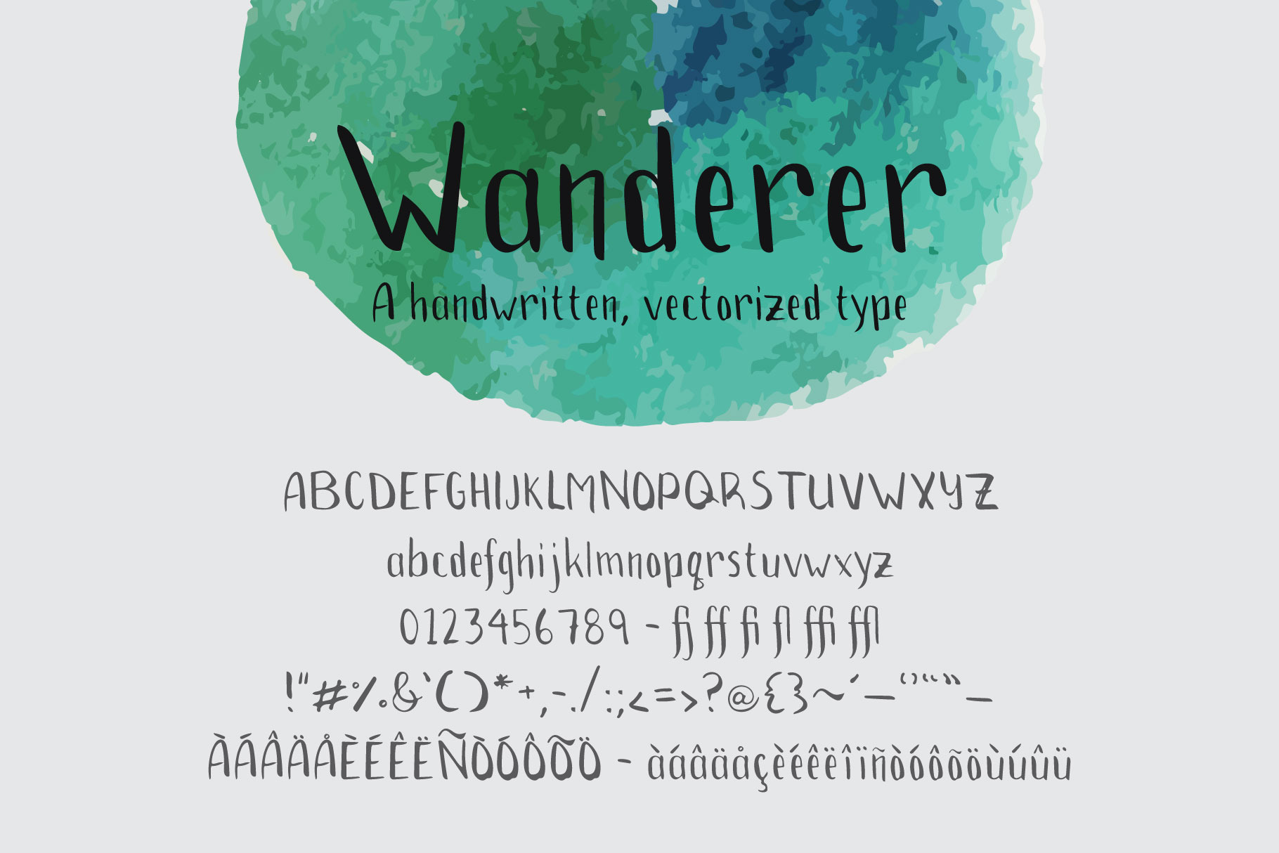 Wanderer, a Handwritten Font by aleksina.teto