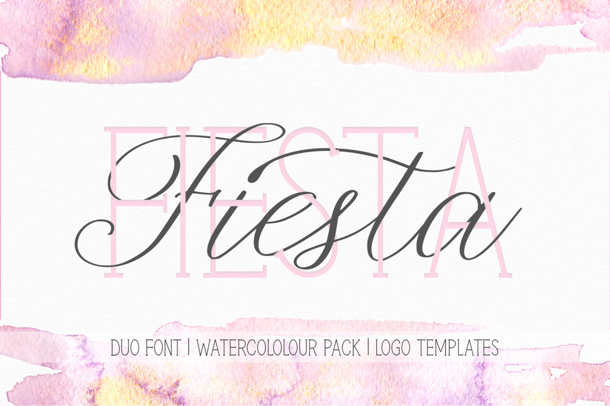 Fiesta. Font Duo. + Bonuses, a Script Font by Red Ink