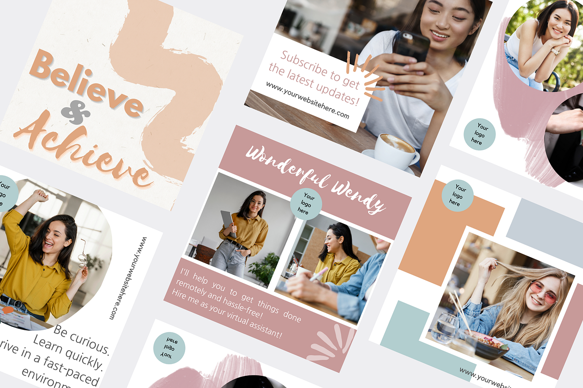 Virtual Assistant Instagram Designs, a Social Media Template by Parrot ...