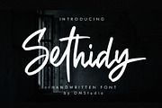 Sethidy - Handwritten Font, a Script Font by Dm Studio | Creative Market