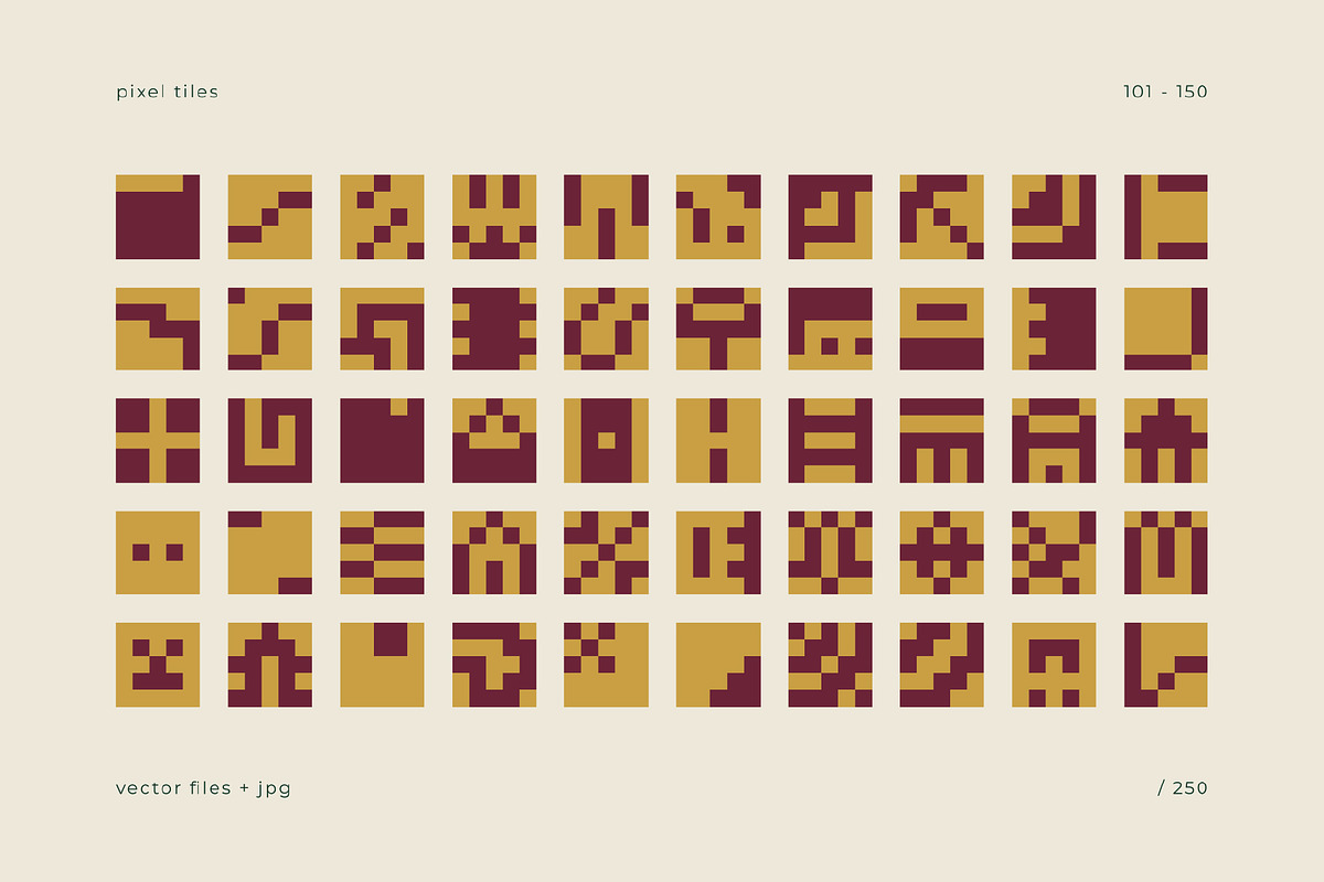 Pixel Tiles & Posters