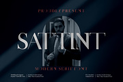 Sattint - Modern serif font