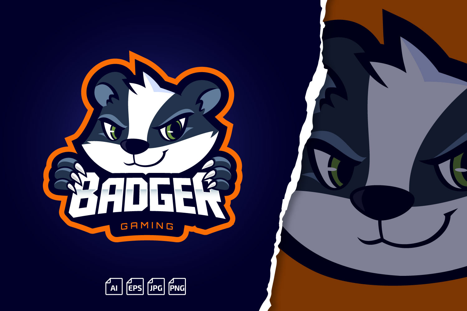 Badger Esport Gaming Logo, a Branding & Logo Template by tkzgraphic