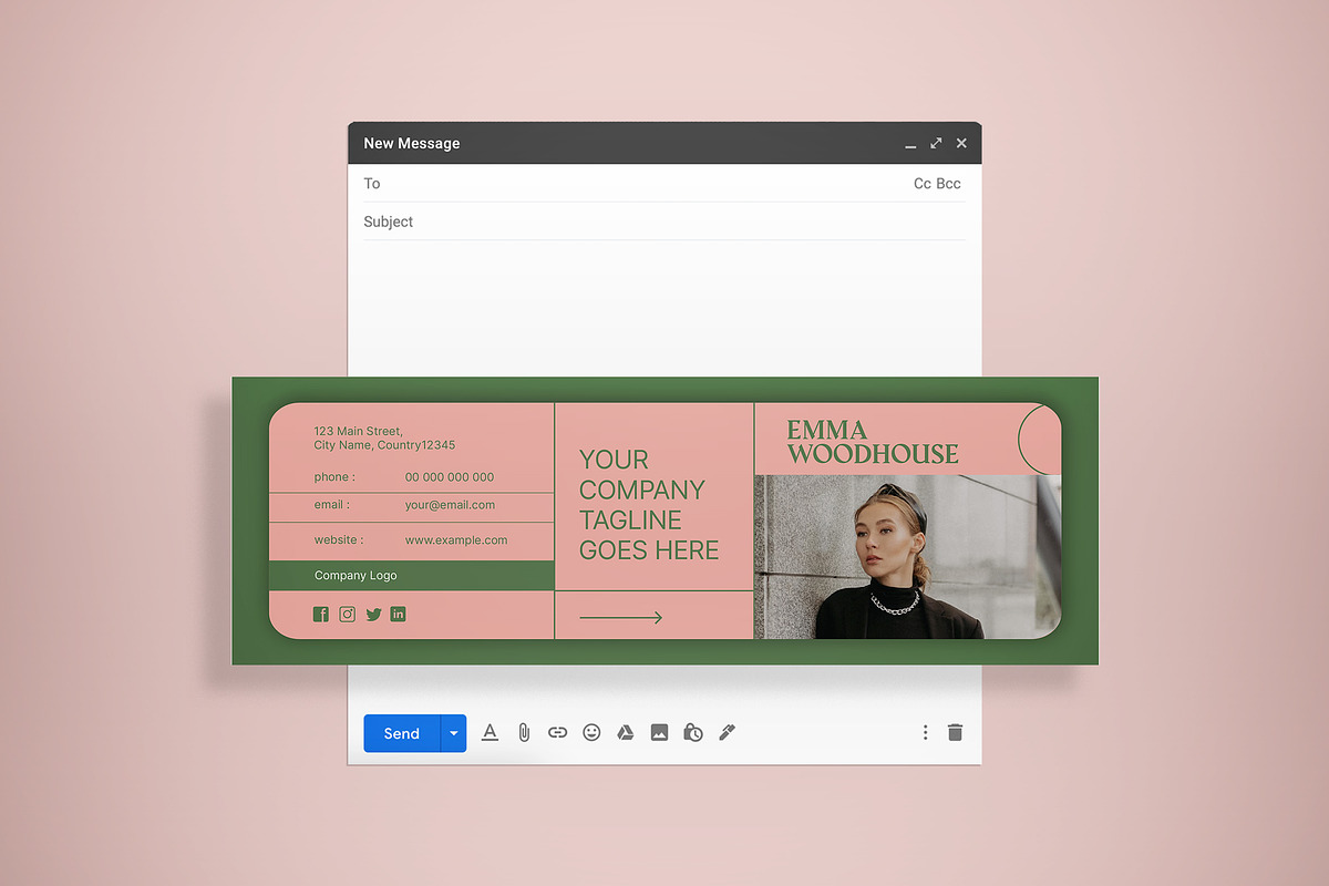Aesthetic Email Signature, an Email Template by graphicook