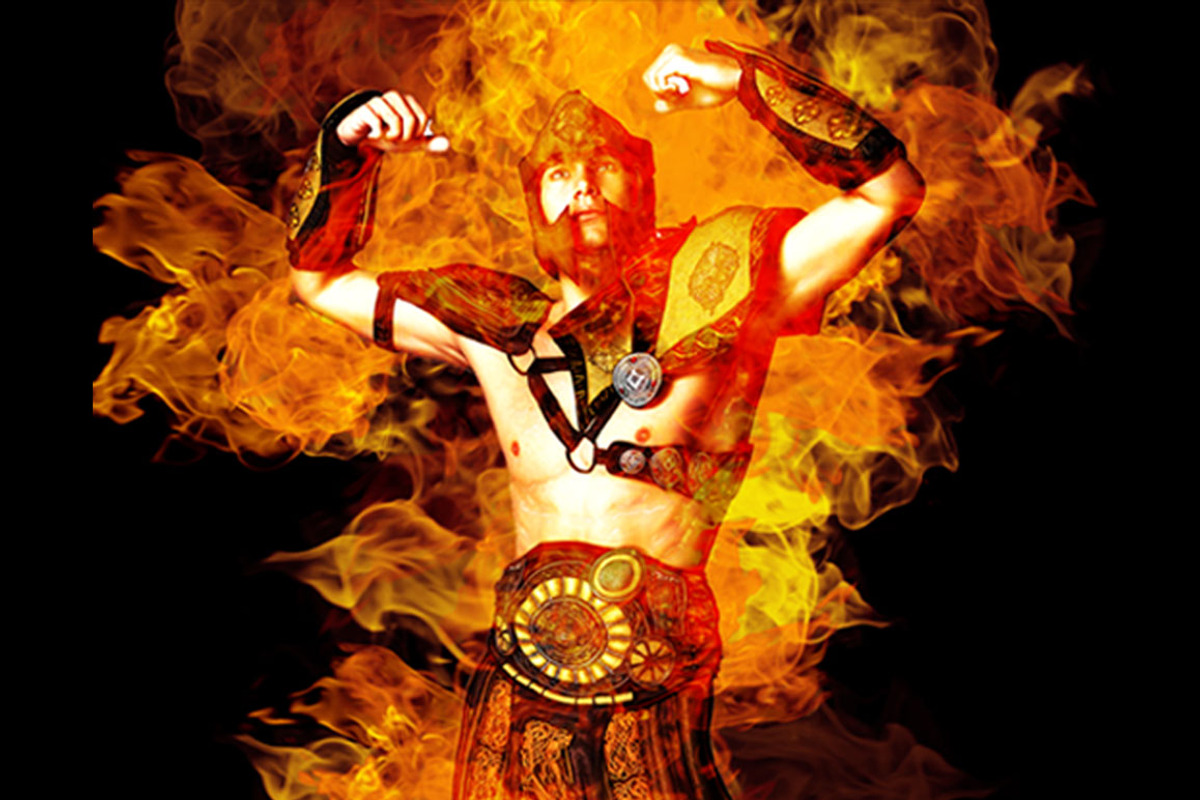 Realistic Fire Photoshop Action, an Action Add-On by designvillage