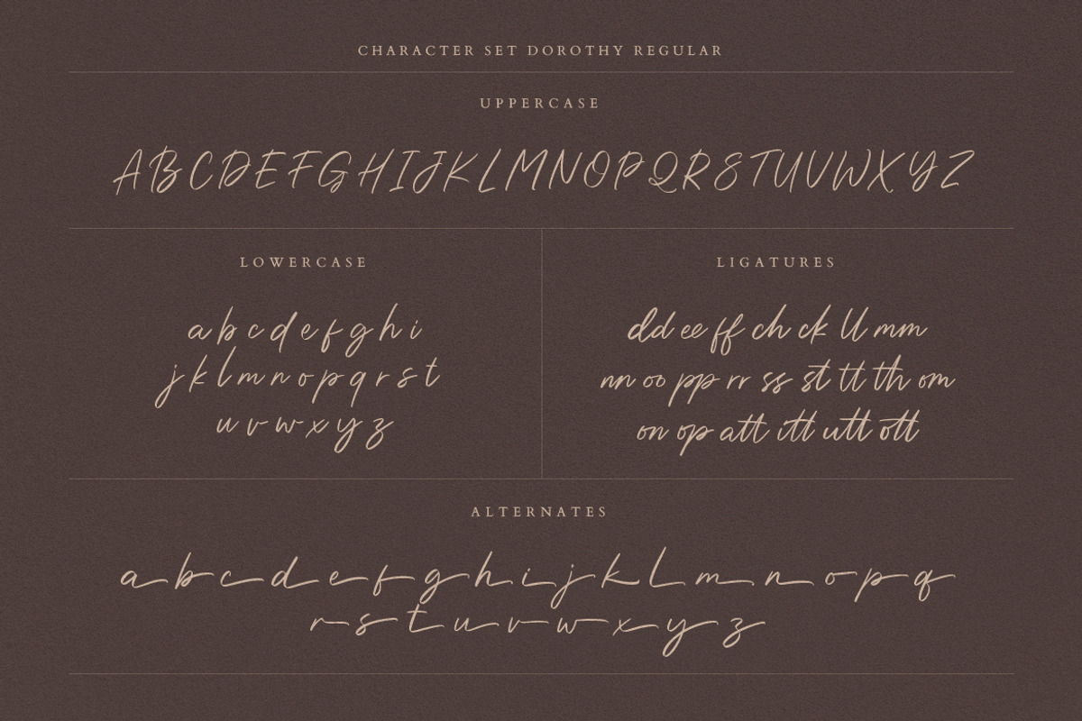 Dorothy Handwritten Script, a Script Font by Creatype Studio