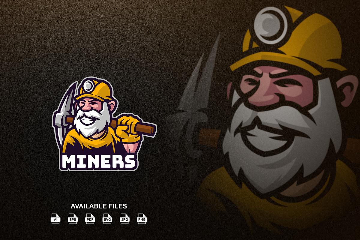 Miners Logo, a Design Template by artchiles_design