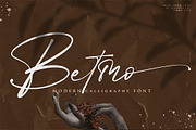 Betmo // Delight Calligraphy, a Script Font by Vultype Co.