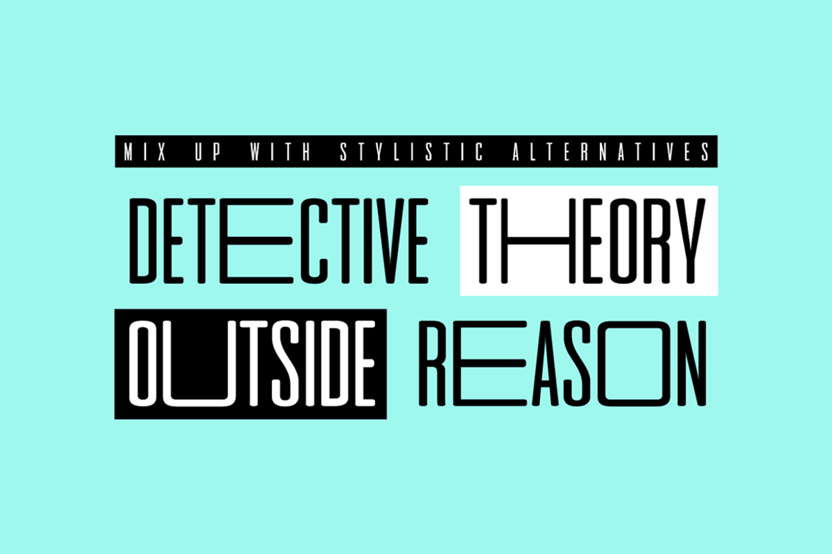 RODGE - Unique Display Headline Font, a Sans Serif Font by Designova®