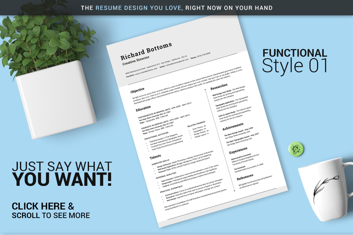 Timeless Resume Ultra Extended Pack, a Resume Template by SNIPESCIENTIST