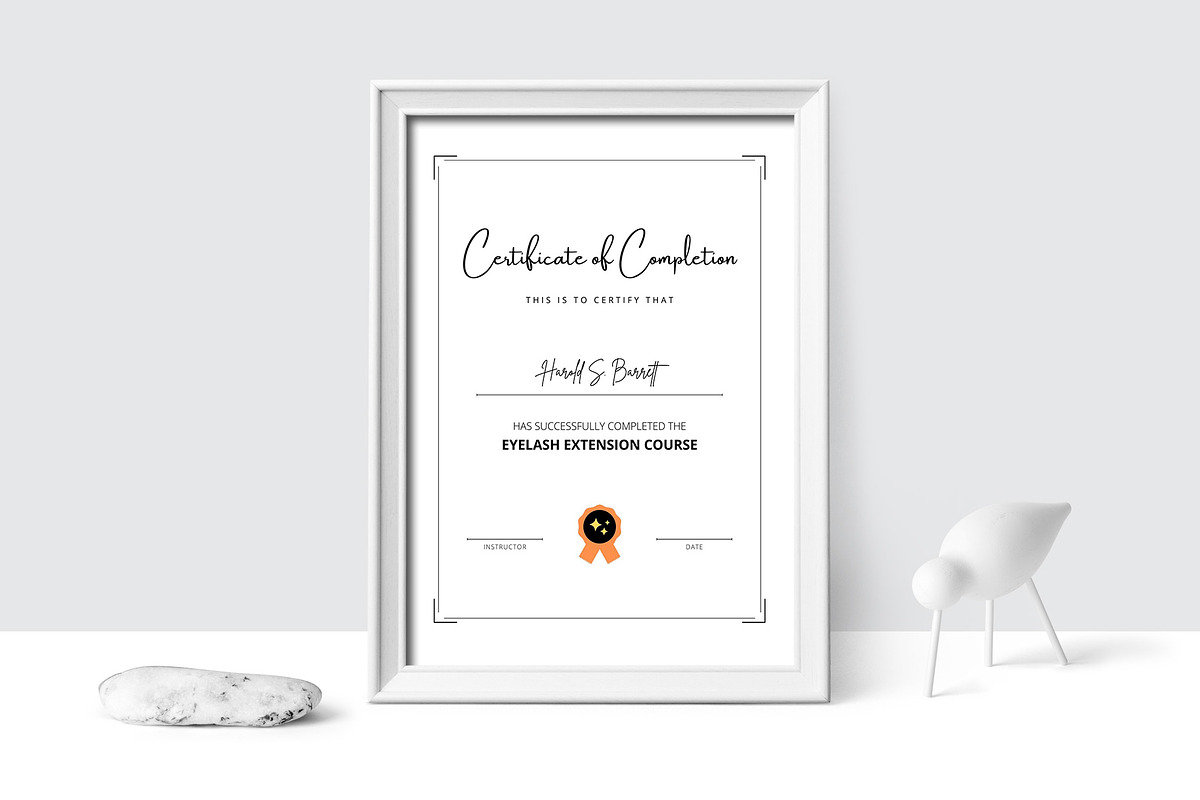 Editable Canva Certificate Template