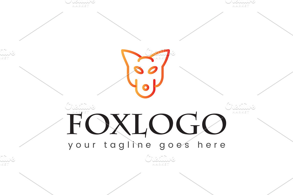 Fox Logo Template, a Branding & Logo Template by DivineFlow