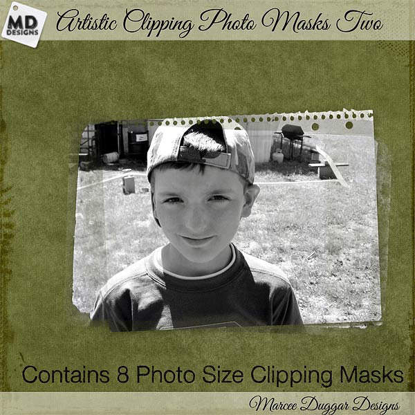 Photo Clipping Masks Set 2, a Texture Graphic by Vintage Style Designs