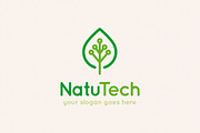 Natu Tech Logo, a Branding & Logo Template by Sargatal