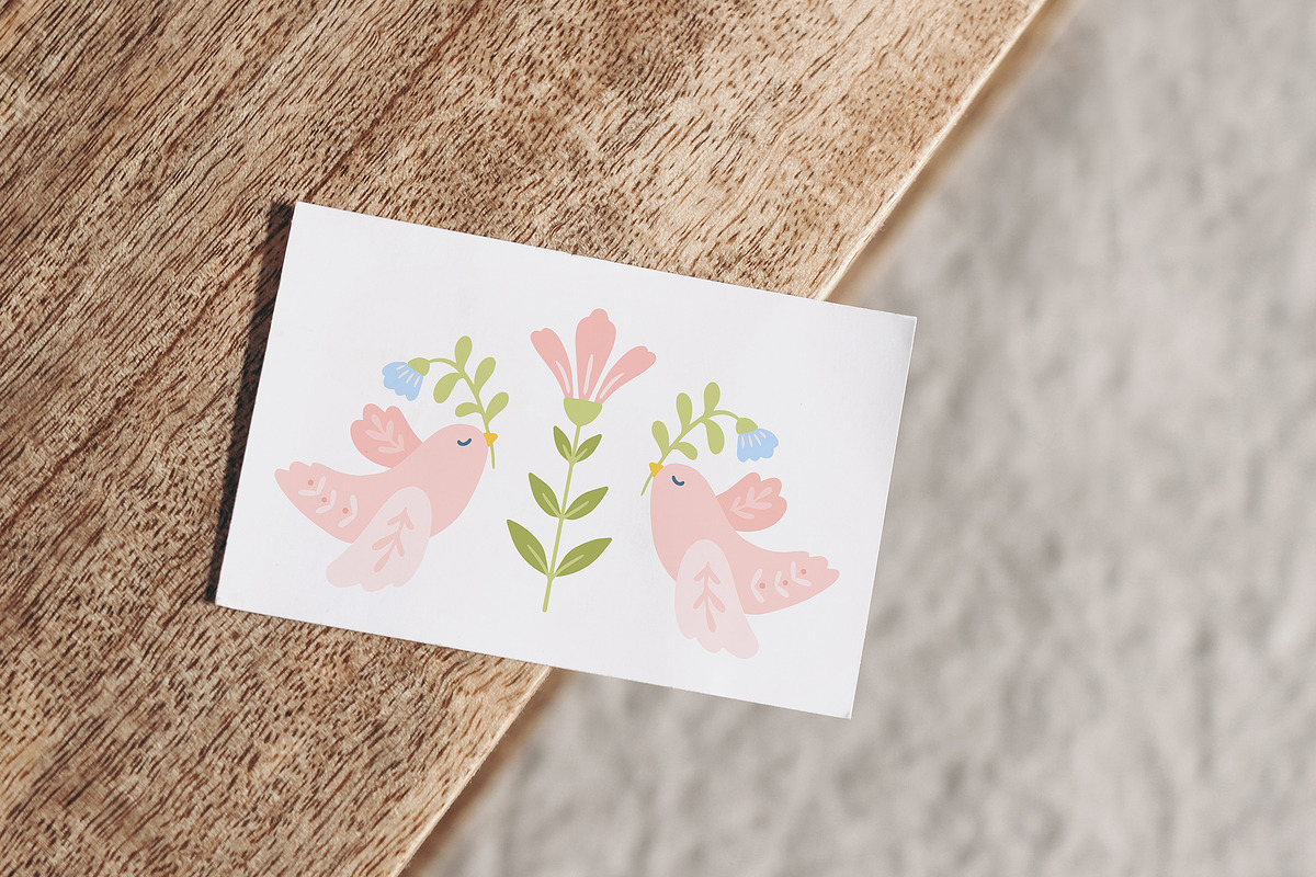 Folk Spring Patterns and Clip Art, a Pattern Graphic by Inna Moreva