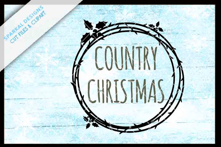 Country Christmas SVG Cutting file, an Object Graphic by SparkalDesigns