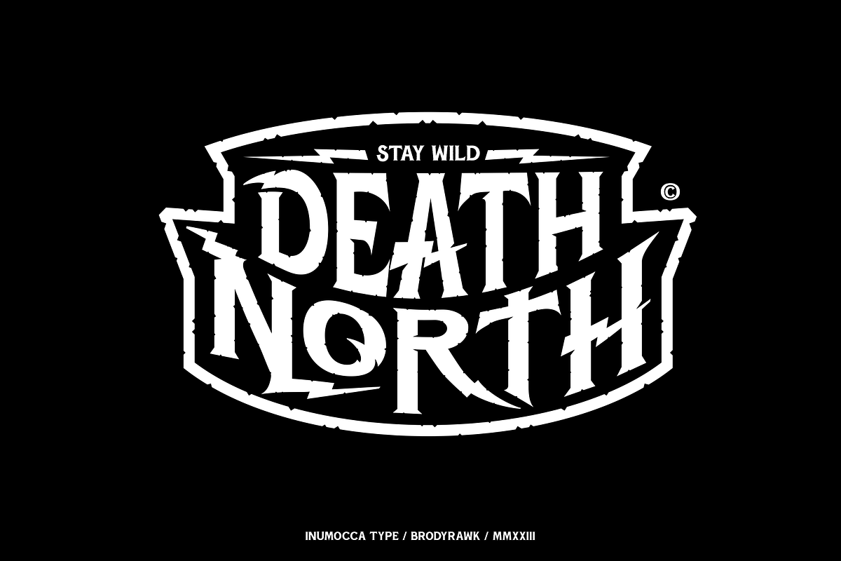 Brody Rawk, a Blackletter Font by inumocca_type