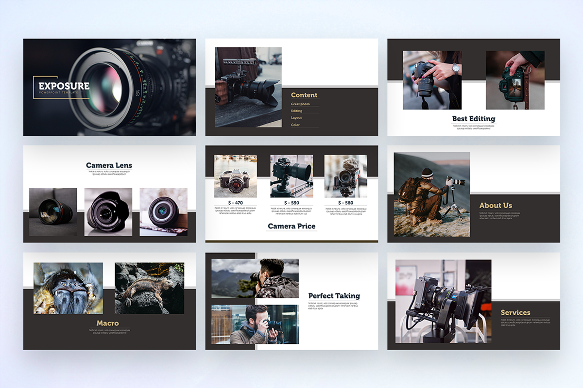 Exposure - Google Slides Template, a Presentation Template by UnicodeID