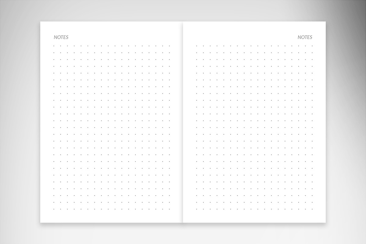 2026 Daily Bullet Planner Notebook, a Print Template by McLittle Stock
