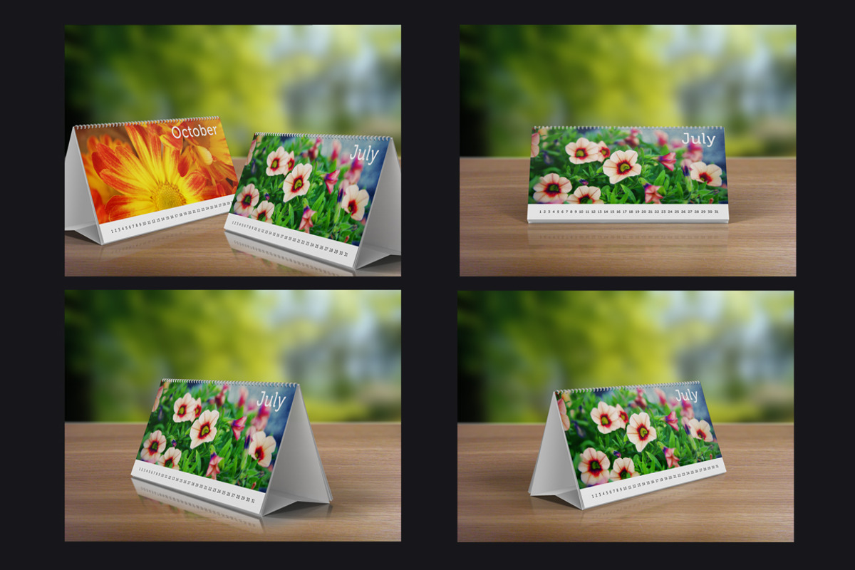 Desk Calendars Mock-Up Pack -33%sale, a Mockup by ItemBridge | Creative ...