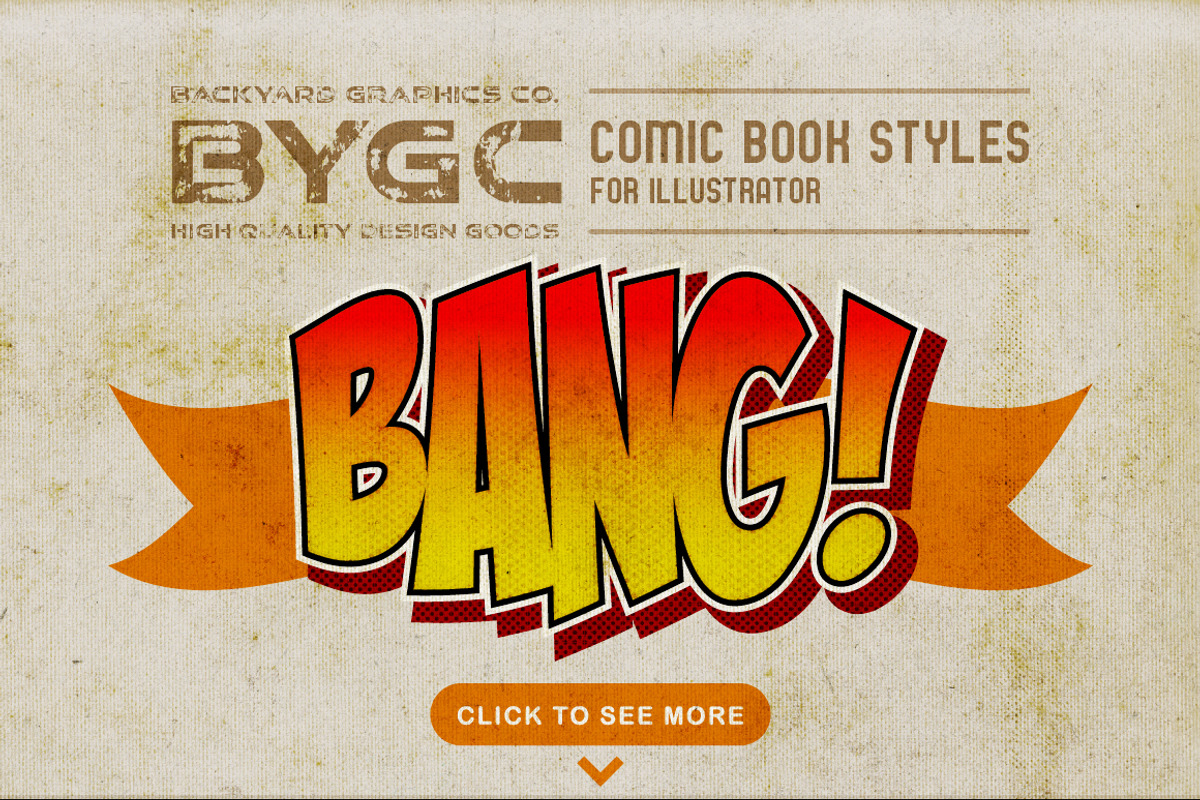 SuperComic - Vector Text Effects, an Action Add-On by BackYard Graphics Co.