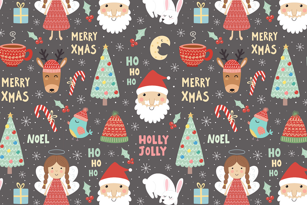 Holly Jolly Christmas Pack, a Decorative Illustration by Gulnara Sabirova