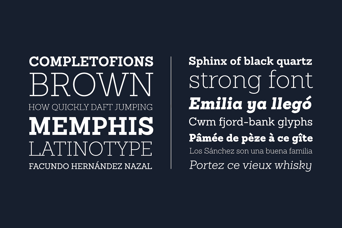 Sanchez Slab, a Slab Serif Font by Latinotype
