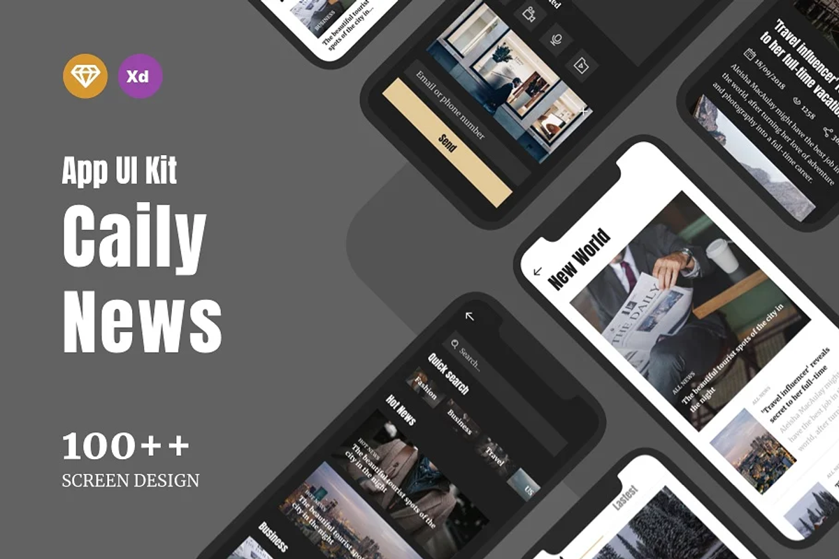 Capi Mobile UI Kit - Lifetime Update, an App Template by Capi Product