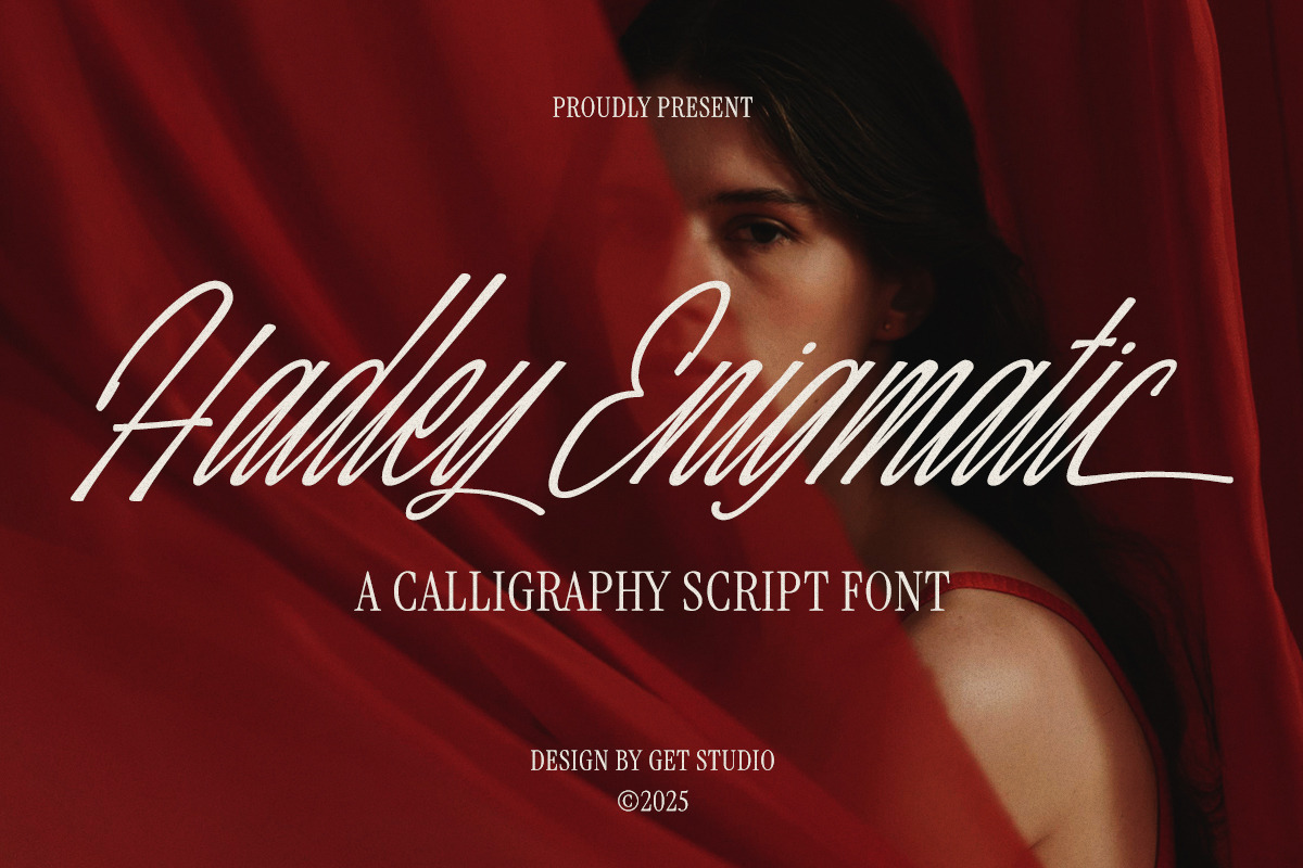 Hadley Enigmatic, a Script Font by Get Studio | Creative Market