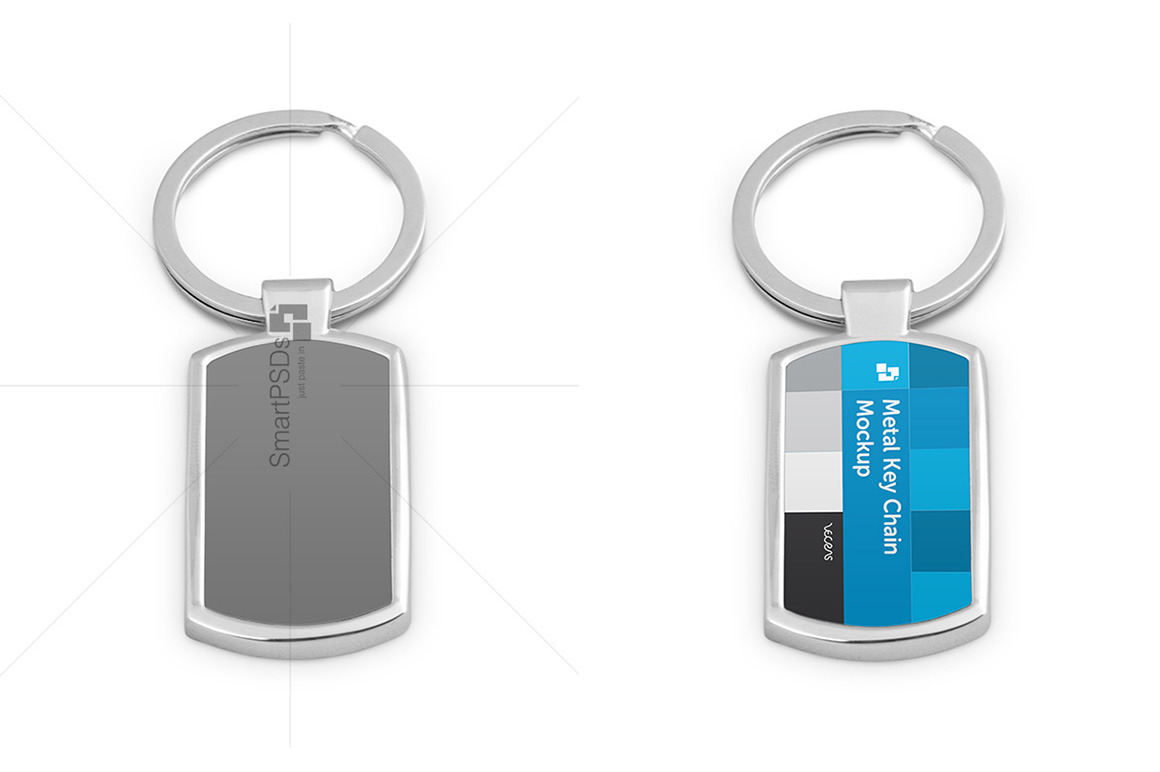 Metal Key Chain Design Mockup, a Product Mockup by VecRas